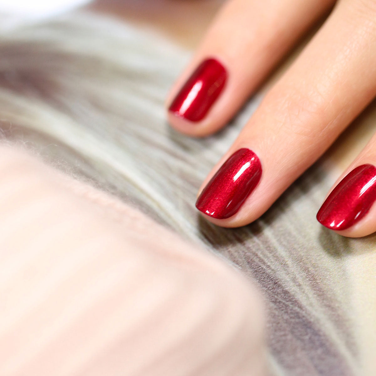 Vernis rouge pailleté - Red Hibiscus - Vernis à ongles | Manucurist