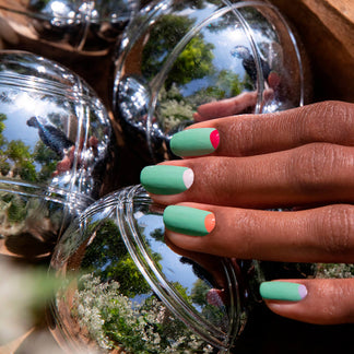 Vernis semi permanent vert menthe - Amande | Manucurist